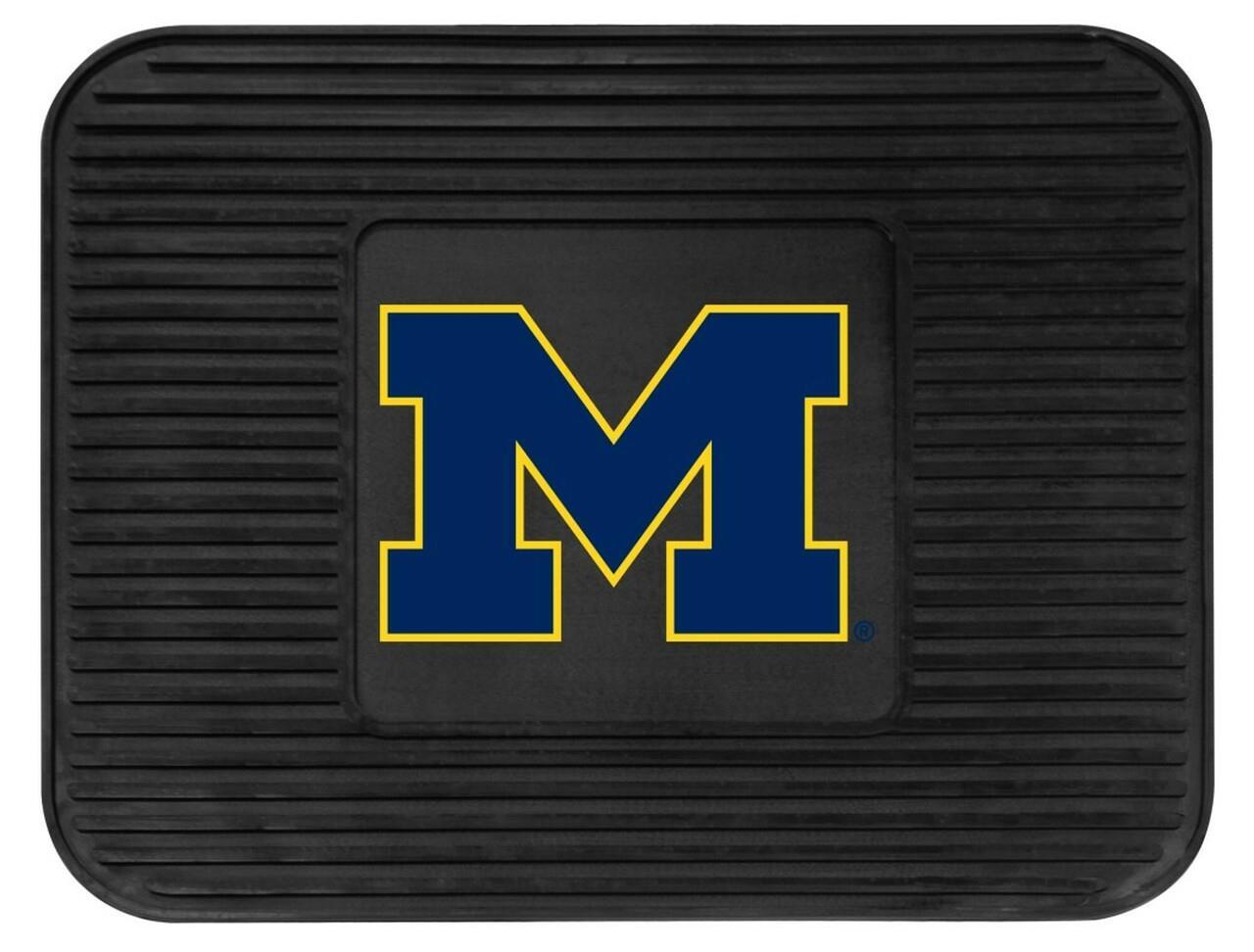 Michigan Wolverines Heavy Duty 1 Piece Rear Vinyl Car Mat [NEW] Auto ...