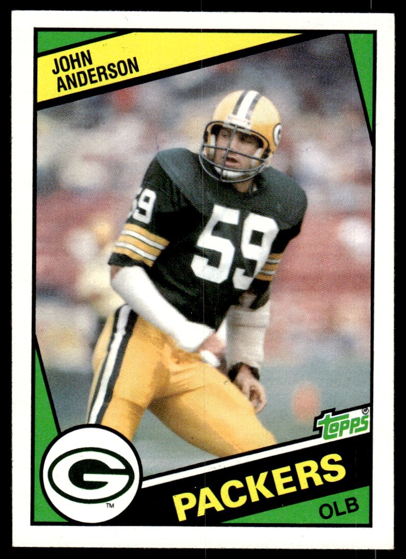 1984 TOPPS JOHN ANDERSON GREEN BAY PACKERS #264 | eBay