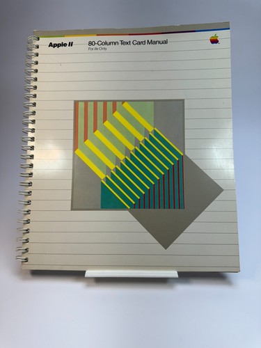 Apple 80-Column Text Card Manual (1982) 030-0408-A {b} | eBay