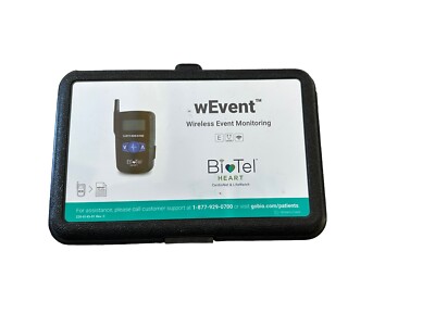 wEvent Wireless Event Monitoring Biotel Heart Cardionet & Lifewatch | eBay