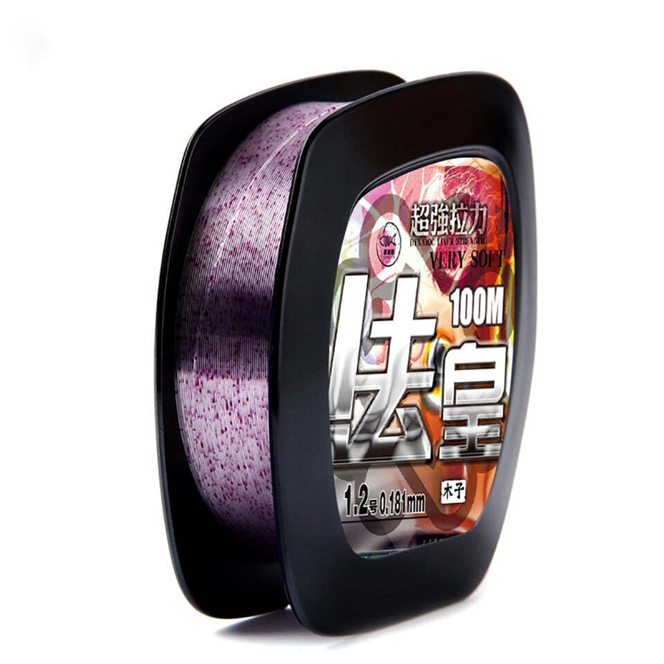 100m Invisible Fishing Line Speckle 3D Spotted Nylon Strong Sinking ...