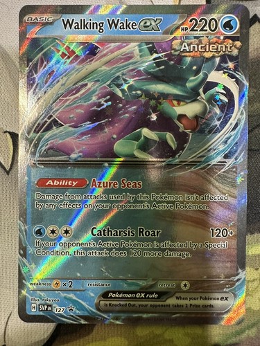 Pokémon Card - Walking Wake ex SVP 127 - Scarlet & Violet Promo | eBay