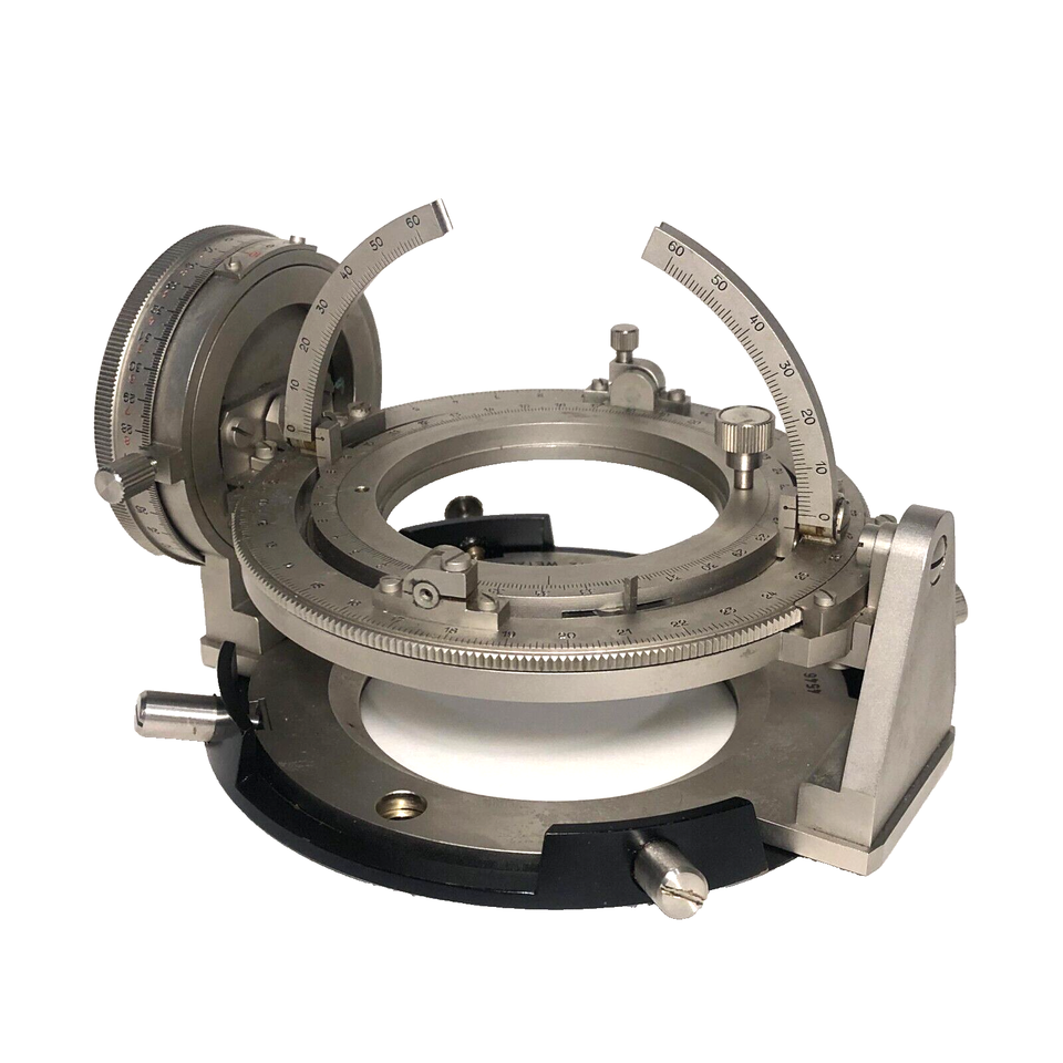 Ernst Leitz Wetzlar Universal Rotary Stage 4 Axis UT-4 w/ Case For ...