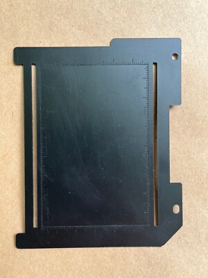 Rare custom mask for Minolta Dimage Scan Multi Pro Medium Format Tray ...