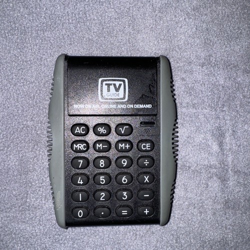 Vintage TV Guide Branded press-up calculator with retractable cover ...
