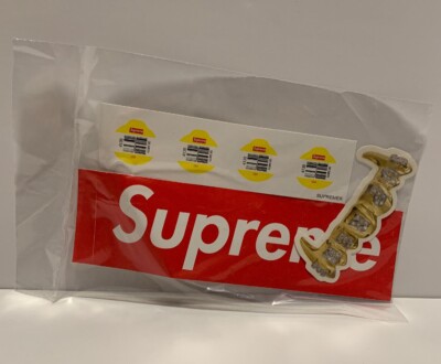 Supreme SS19 Sticker Pack Box Logo BOGO Fruits Fonts Authentic 6 ...