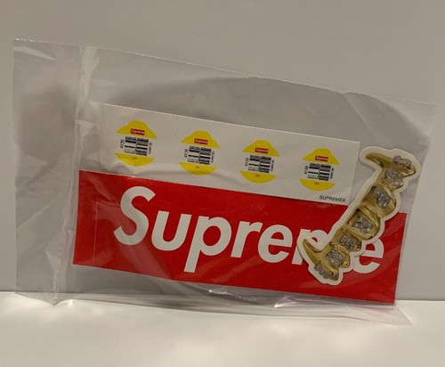 Supreme SS19 Sticker Pack Box Logo BOGO Fruits Fonts Authentic 6 ...