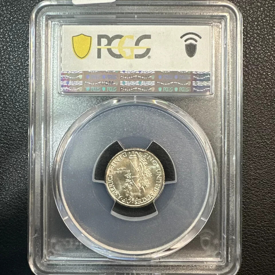 1936 S Mercury Dime PCGS MS67FB! SEE STORE WW1- WW2 MEDALS STERLING ...