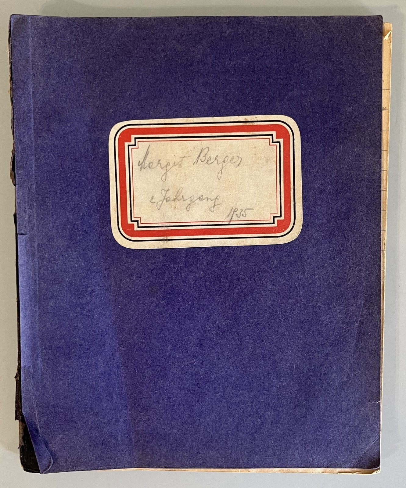 Judaica Old notebook Jewish Manuscript handwriting 1935 | eBay