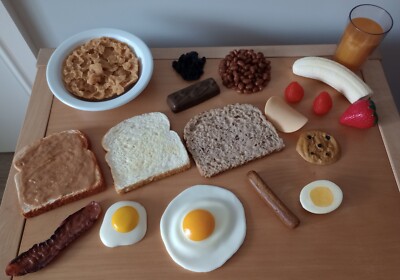 Assorted play food bundle 20 items nursery class teaching aid role play ...
