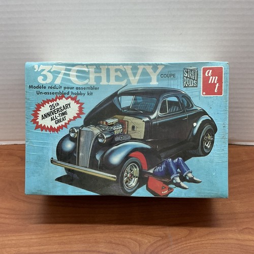 Vintage AMT '37 Chevy Coupe Street Rods 1/25 Scale Model Kit A137 New ...
