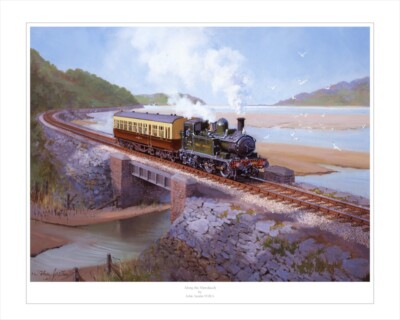 Great Western Railway 14xx Steam Locomotive Train John Austin Art Print ...