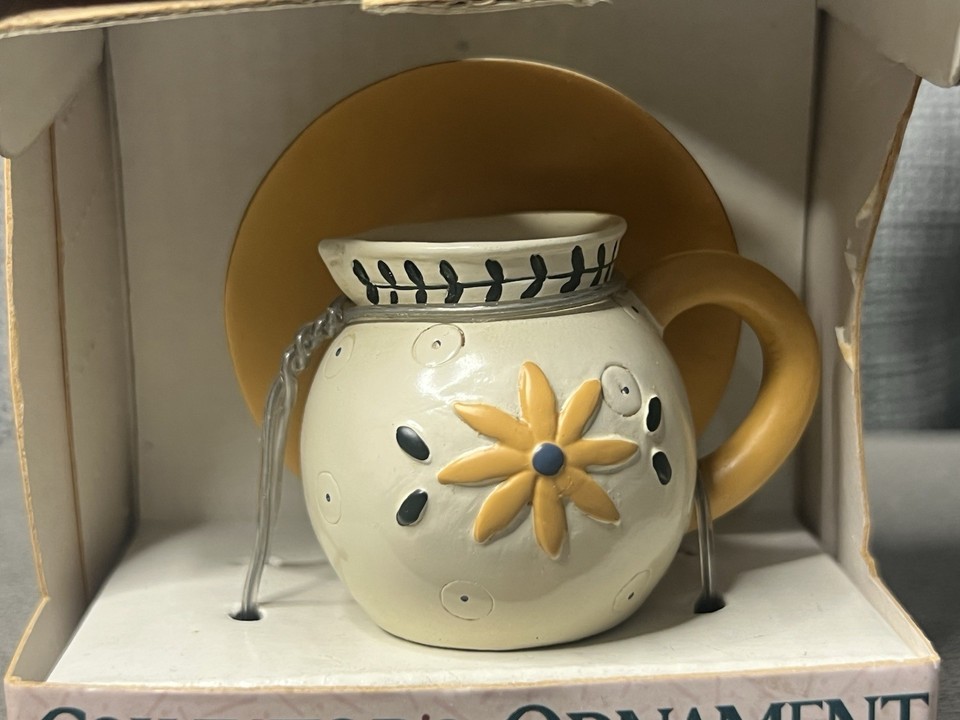 Debbie Mumm Collector Ornament Mini Pitcher Jug Tray Plate 2002 | eBay