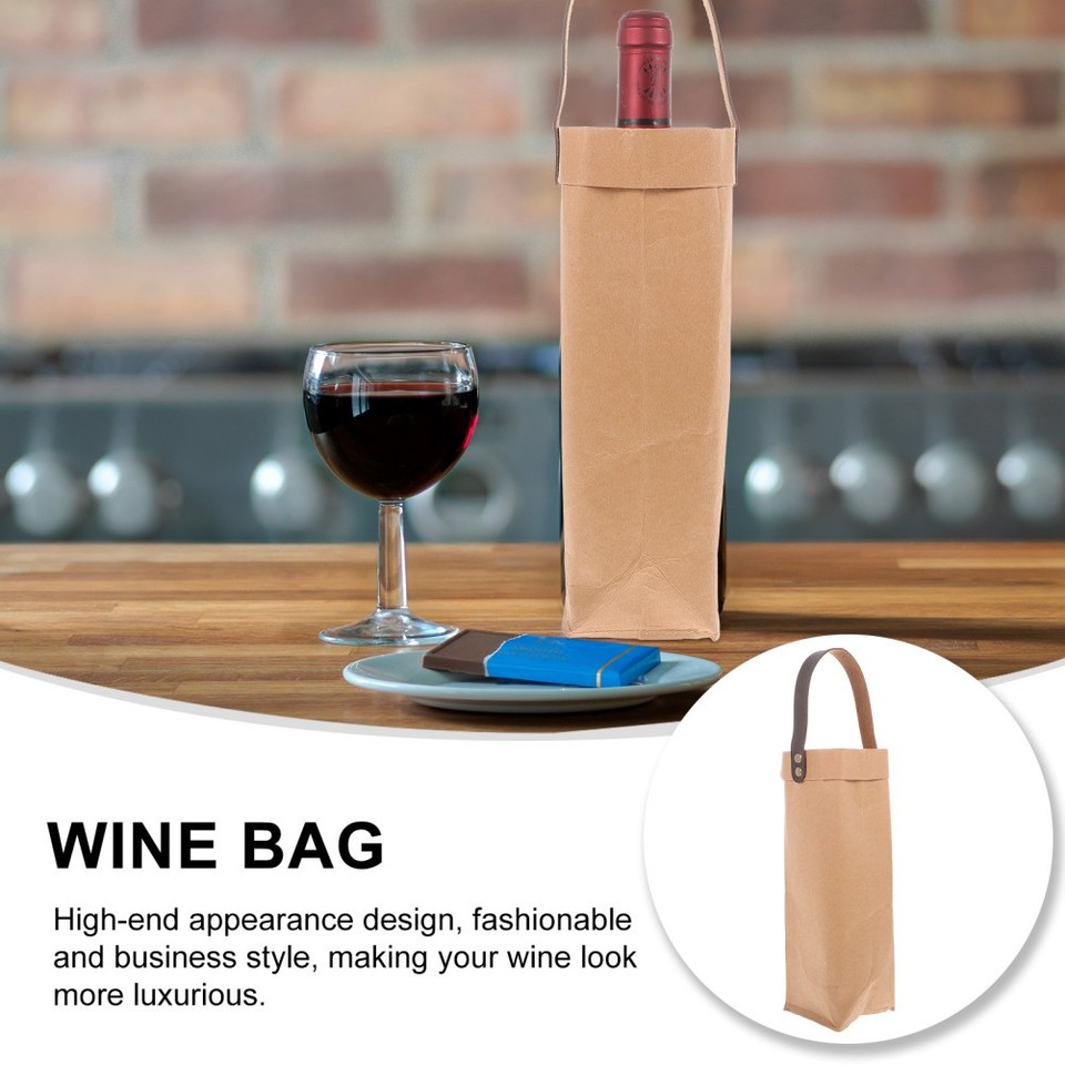 4pcs Wine Bag Reusable Wine Gift Carrier Bag Washable Red Wine Gift Bag ...