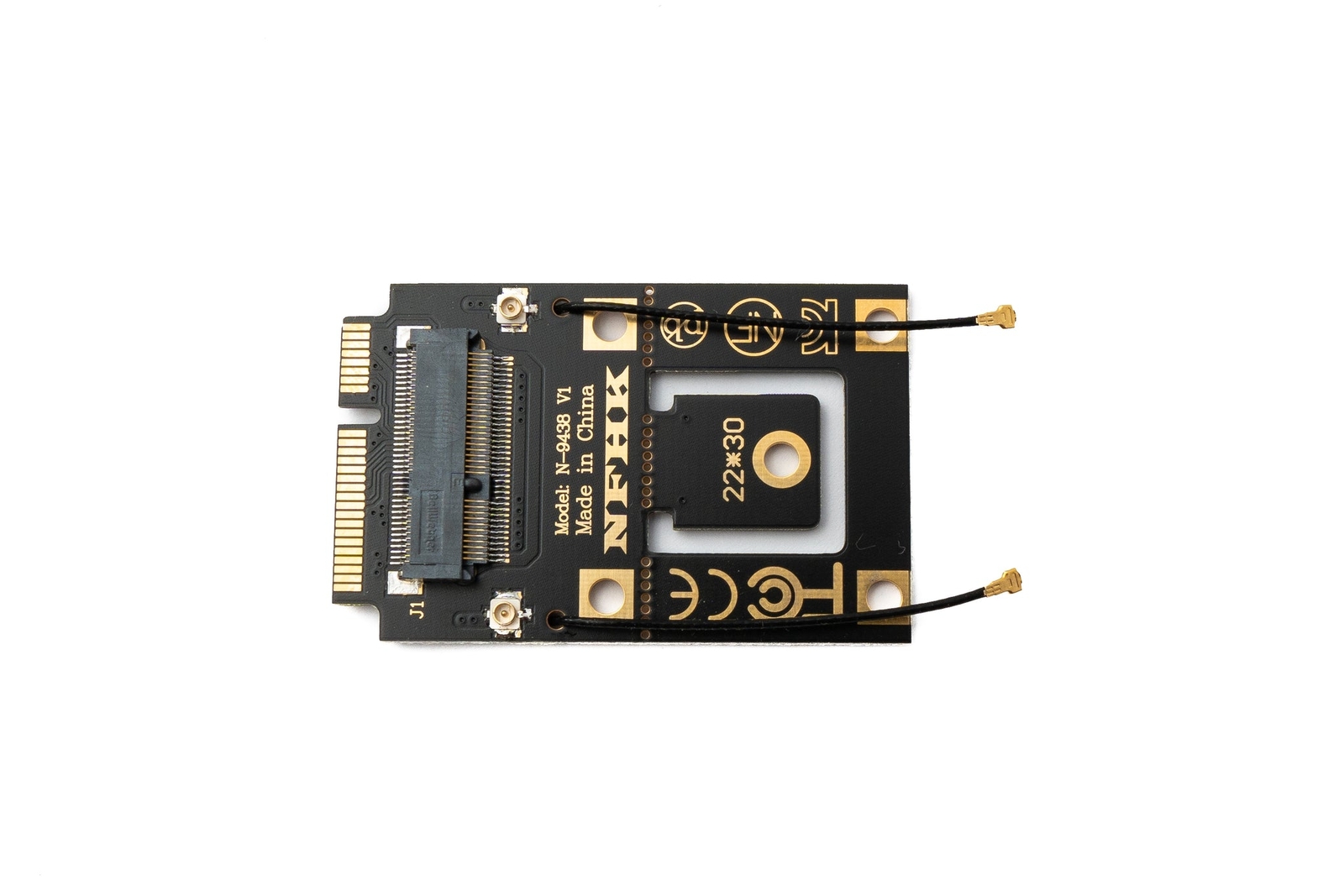NGFF Adapter M.2 Key A zu Mini PCI E PCI Express Kabel für WLAN ...