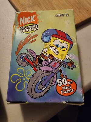 Spongebob Squarepants Spongebob 50-Piece Jigsaw Puzzle | eBay