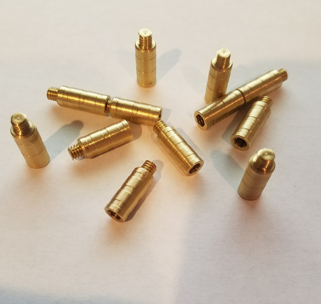 50 Grain Like Gold Tip FACT Arrow Weight Screw Combo (60 pcs) .246 ...