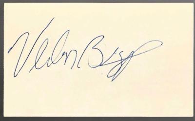 1968 NY Jets Verlon Biggs (d.94) Signed Auto 3x5 Index Card TOUGH | eBay