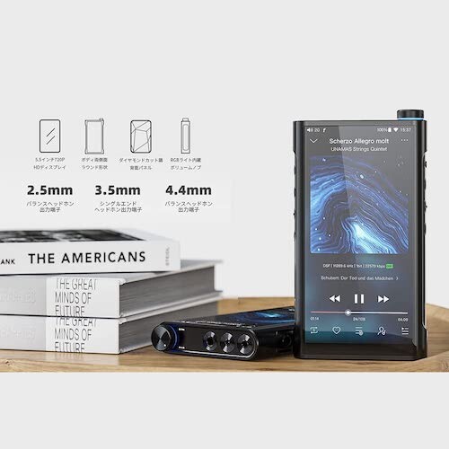 FiiO M15S FIO-M15S~B Portable Digital Audio Player Walkman Black ...
