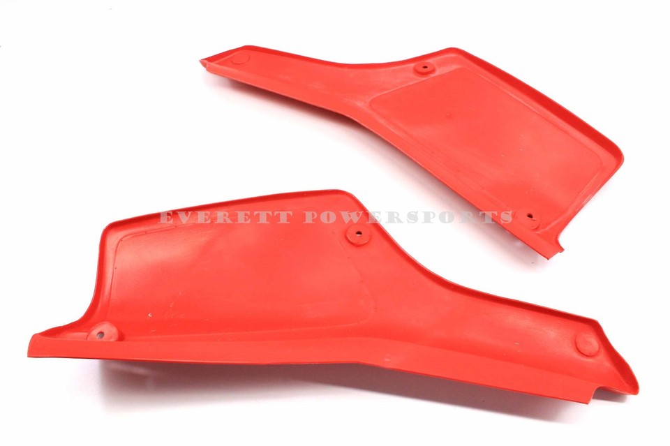 New Side Number Plates 81-83 Honda XR200R Panels Covers Flash Red (See ...