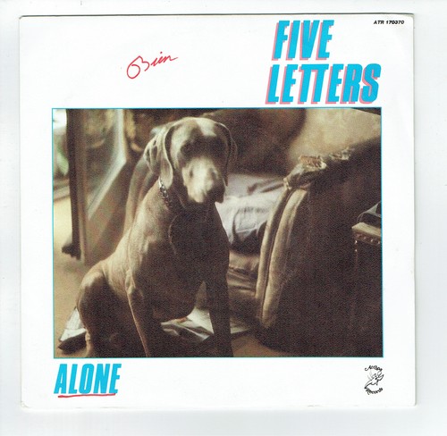 Five Letters 45 RPM Disc SP 7" Alone - D.J - Atropa Records 170370 ...