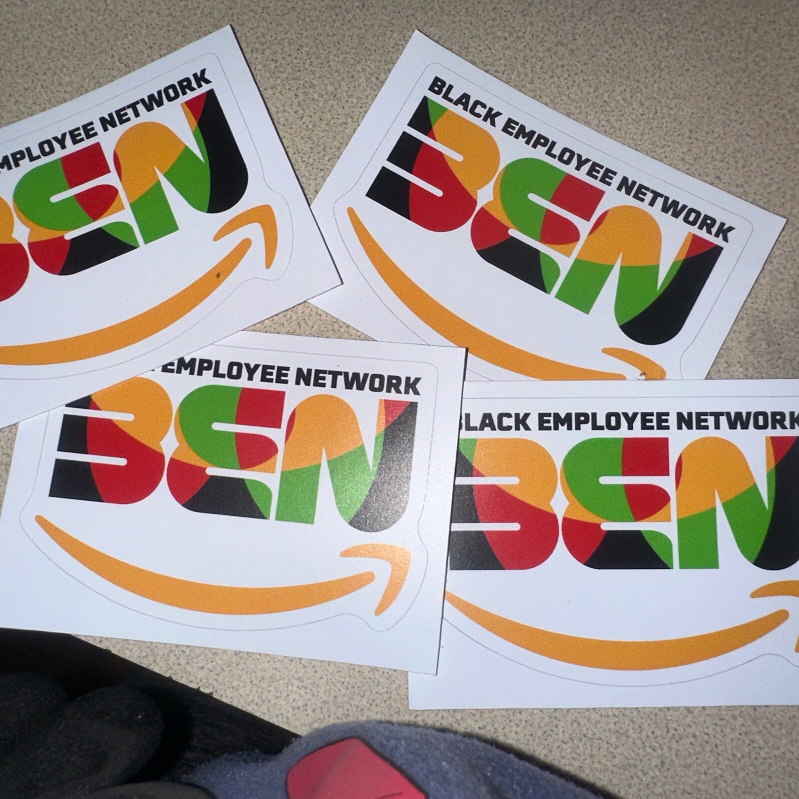 Black Employee Network BEN Amazon Sticker ( Peccy Swag ) | eBay