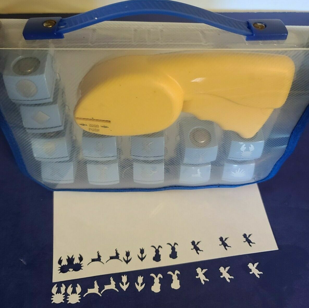 Craft Paper Punch Kit With 12 Paper Hole Punches & Carrying Case ...