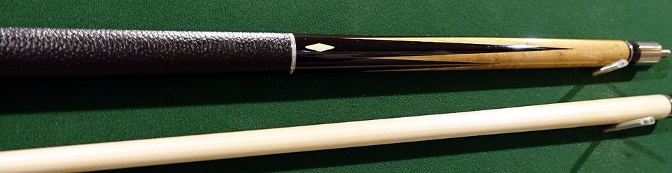 Vintage Adam Balabushka Replica Pool Cue 6pt all inlaid billiards, new ...