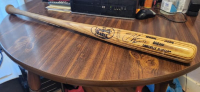 PITTSBURGH PIRATES SID BREAM Game Used AUTO Bat, ALANTA BRAVES, DODGERS ...