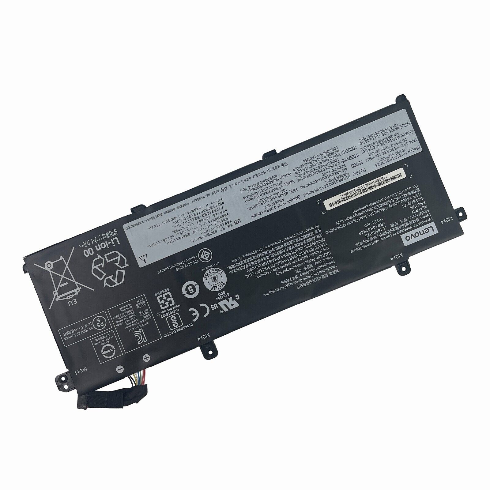 Lenovo ThinkPad 14” T490 Genuine Battery 11.52V 51Wh 4213mAh L18M3P73 ...