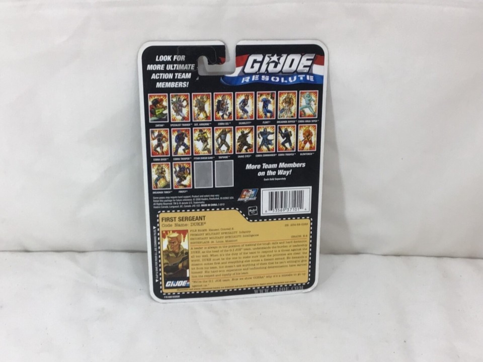 2008 GI Joe 25th Anniversary Resolute Duke Figure MOC Sealed Carded New ...