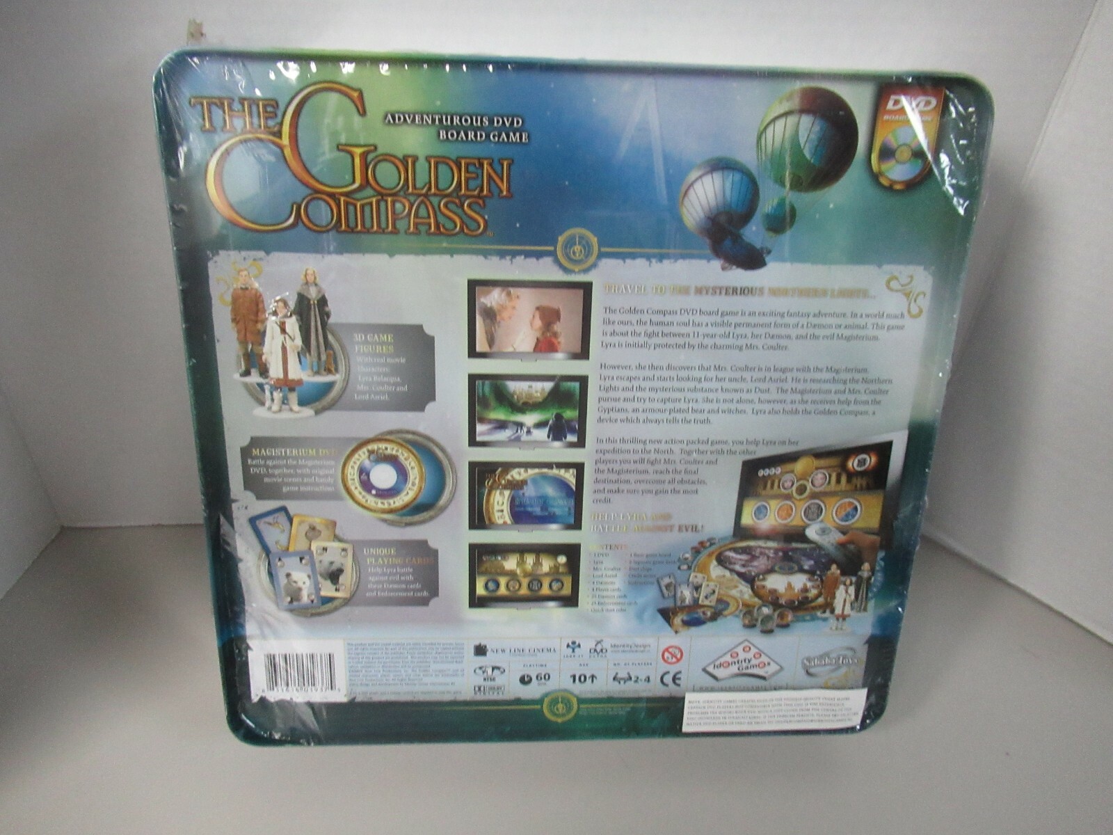 The Golden Compass Board Game With DVD in Tin Storage Container for ...