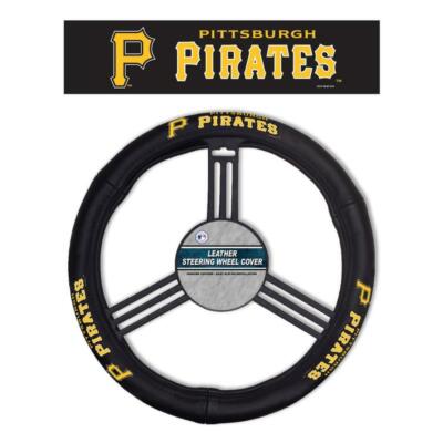 Pittsburgh Pirates Leather Steering Wheel Cover [NEW] MLB Car Auto ...