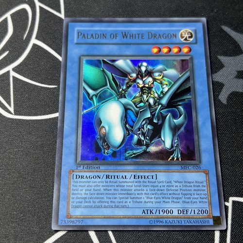 Yugioh Paladin of White Dragon MFC-026 Ultra Rare 1st Ed LP Minus | eBay