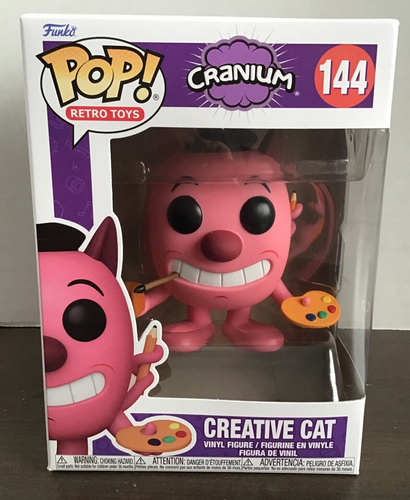 Funko Pop! Hasbro Cranium Creative Cat Funko Pop! Vinyl Figure #144 In ...