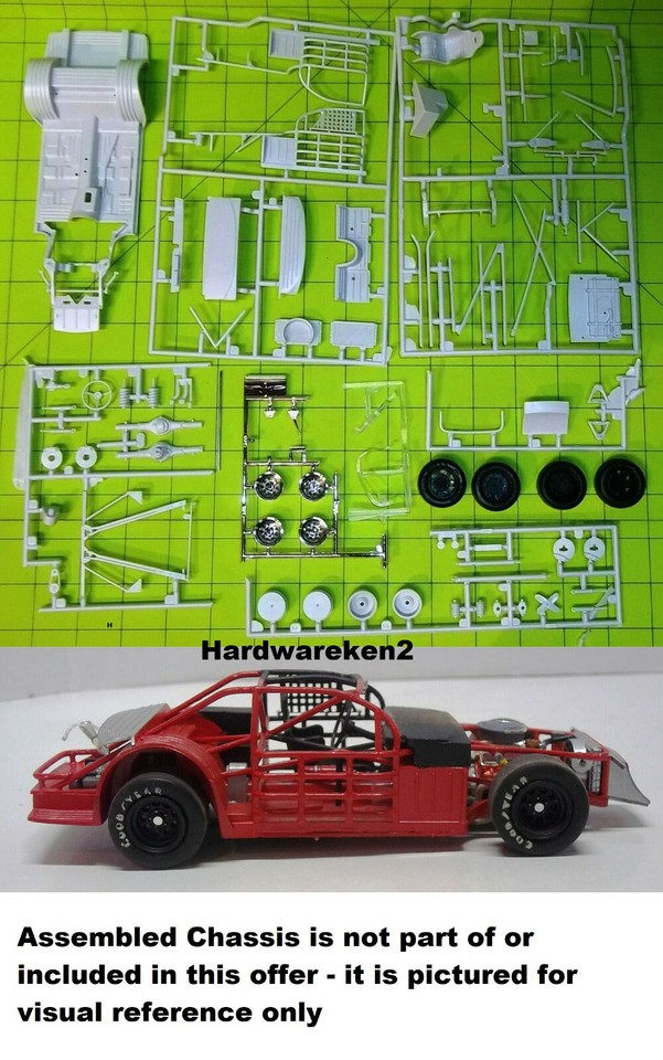 DONOR CHASSIS #1 -SHORT TRACK - DIRT - NASCAR STOCK CAR CHASSIS KIT -1/ ...