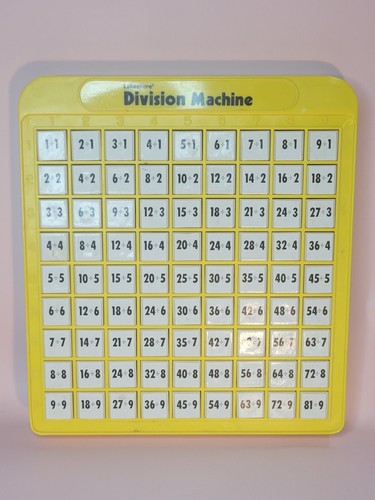LAKESHORE DIVISION MACHINE POP UP ANSWERS LEARNING TOYS EDUCATIONAL | eBay