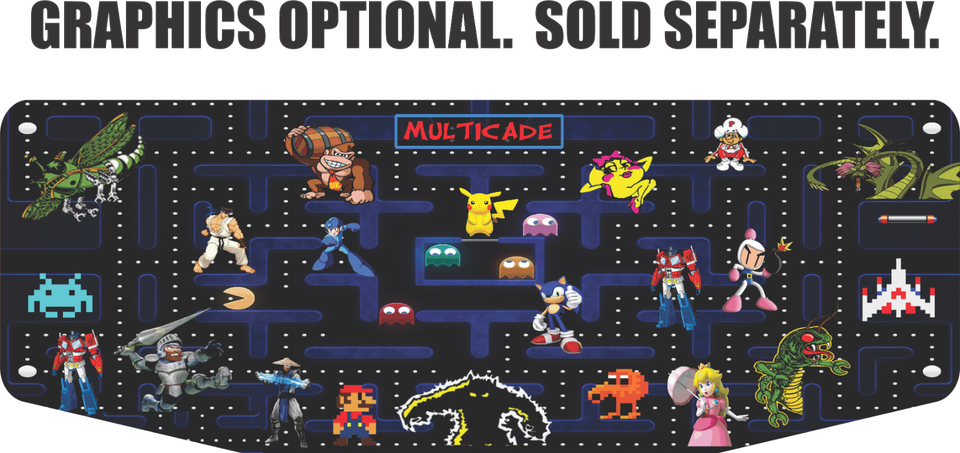 High Quality / Easy-To-Assemble 4 Player Table Top Arcade Game Box DIY ...