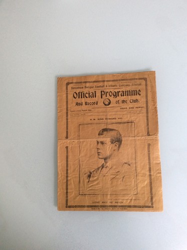 TOTTENHAM HOTSPUR V HUDDERSFIELD TOWN 25.01.1936 FA CUP GAME | eBay UK