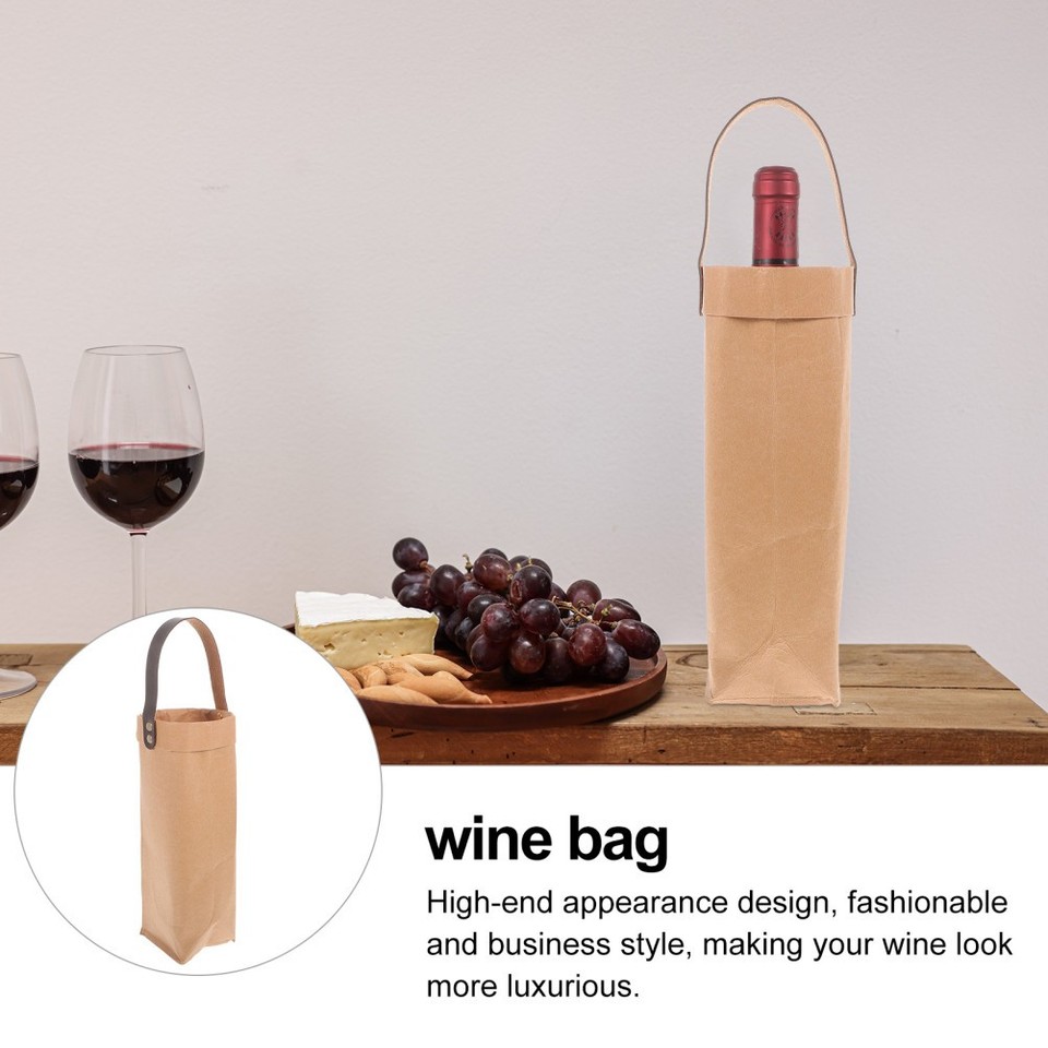 4pcs Wine Bag Reusable Wine Gift Carrier Bag Washable Red Wine Gift Bag ...