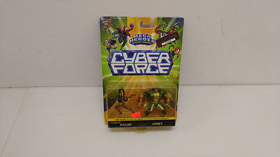 Cyber Force Mega Heroes Killjoy and Impact figures, New! | eBay