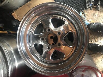 Original GM 15 x 7 inch CHEVY RALLY WHEEL 5 on 4-3/4" Pattern, FW Wheel ...