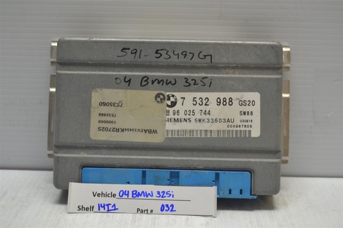 7532988 BMW 330i 2004-2005 Transmission Control Unit TCU Module 32 14I1 ...