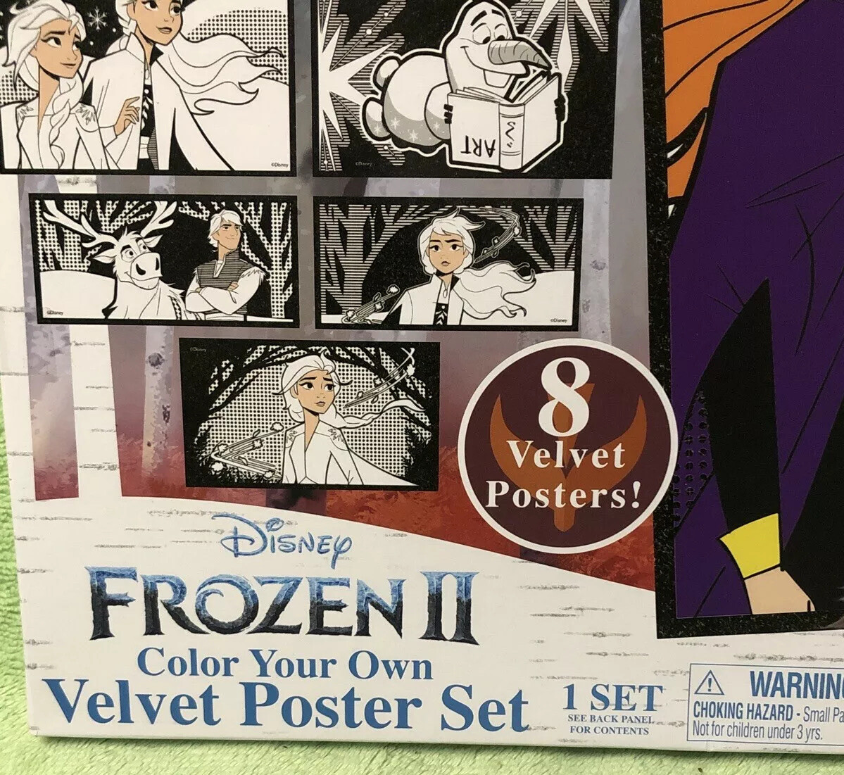Disney's Frozen ll- Color Your Own Velvet Poster 8 Picture Set | eBay
