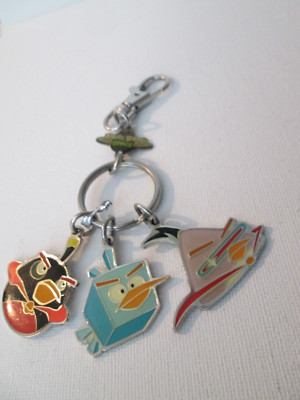 ANGRY BIRDS METAL KEYCHAIN BACKPACK CLIP | eBay