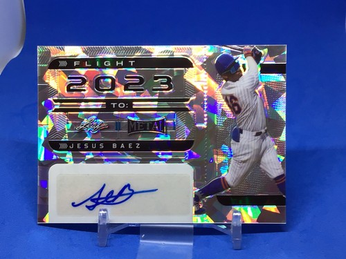 2022 Leaf Metal Jesus Baez Auto Autograph Rookie RC Flight To Cracked ...