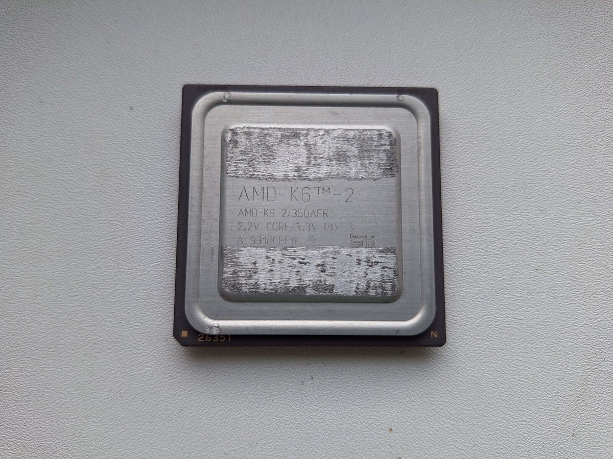 Top Nero Am6 CPU AMD K6-2 Vintage (266-550 MHz): Processore Socket 7 ...
