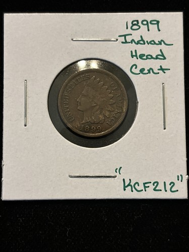1899 Indian Head Cent United States Circulated “Kcf212” 1C .01 Indian ...