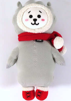 BT21 RJ Jin Christmas Standing Plush Doll 37cm | eBay