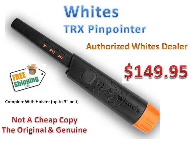 Whites Bullseye TRX Waterproof Pinpointer Metal Detector ProPointer ...